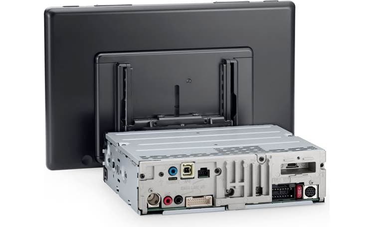 Sony XAV-9500ES receiver rear and side view showing ports